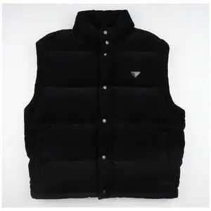 Prada Triangle-logo Button-up Down Jacket