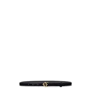 Fendi Ff Diamonds Belt - Black