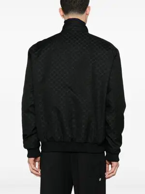 Gucci Monogrammed Zip-up Jacket - Black