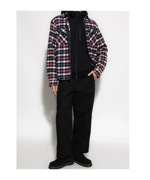 Woolrich Ranger Check Pocket Overshirt - Black