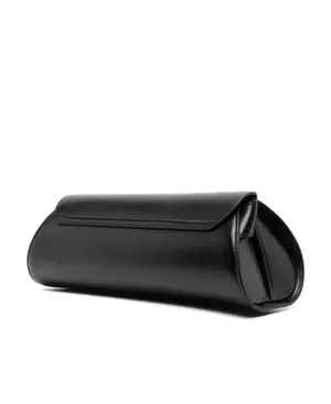JIL SANDER Large Cannolo Shoulder Bag - Black