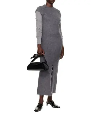 JIL SANDER Large Cannolo Shoulder Bag - Black