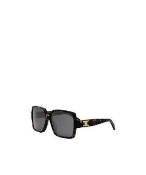 Celine Triomphe Square Frame Sunglasses - Gray