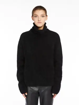 Max Mara High-neck Knitted Pullover