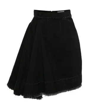 Alexander Mcqueen Frayed Skirts