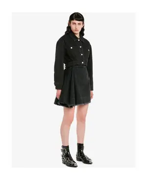 Alexander McQueen A-line Mini Skirt With Frayed Hem