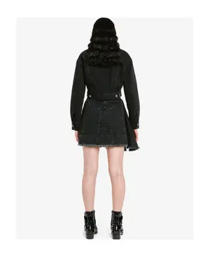 Alexander McQueen A-line Mini Skirt With Frayed Hem