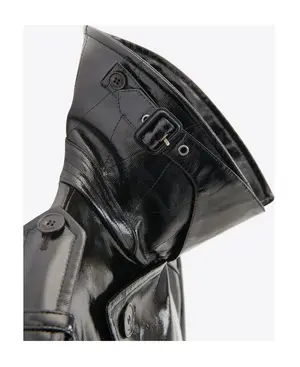 Saint Laurent Double-breasted Belted Trench Coat