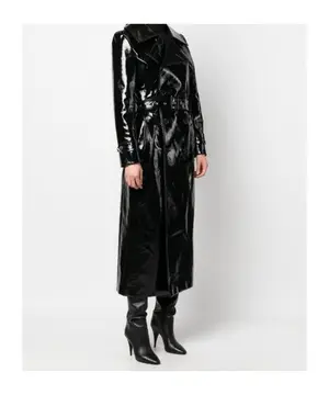 Saint Laurent Double-breasted Belted Trench Coat