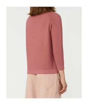 Max Mara Knitted Sweater With Raglan Sleeves - Pink