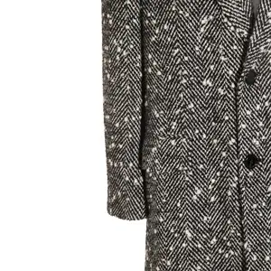 Dolce & Gabbana Single-breasted Herringbone Coat