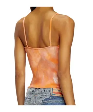 DIESEL® M-ismina Metallic Knitted Cami Top