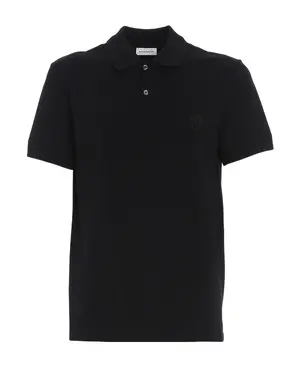 Alexander McQueen Polo Shirt With Skull Pattern