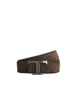 TOD'S Timeless Buckled Reversible Belt - Black
