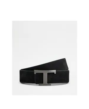 TOD'S Timeless Buckled Reversible Belt - Black