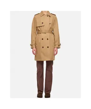 FAY Cotton Trench Coat - Beige