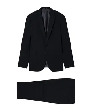 Emporio Armani Emporio Armani Two-Piece Tailored Suit Navy Blue