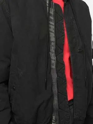 Off-White Logo-print Cotton Bomber Jacket