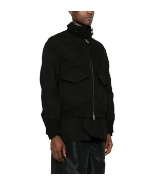 Sacai Rip Stop Zip-up Bomber Jacket