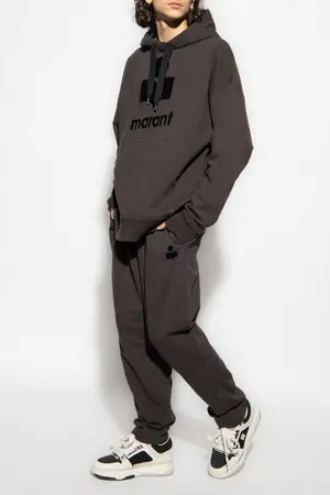 Isabel Marant Étoile Rope Belt Logo Print Sweatpants