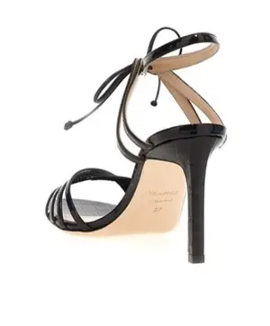 TOM FORD Embossed Lace-up Stiletto Sandals