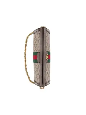 Gucci Ophidia Gg Small Shoulder Bag - Beige/ebony