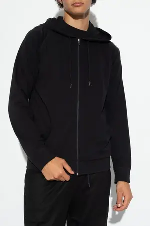 Paul Smith Zip Lounge Hoodie With Stripe Detail
