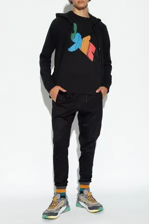 Paul Smith Zip Lounge Hoodie With Stripe Detail