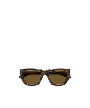 Gucci Geometric Frame Sunglasses - Green