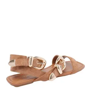 STUART WEITZMAN Buckled Ankle Strap Sandals