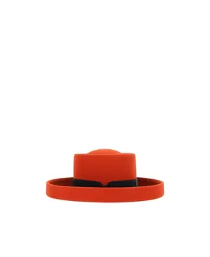 MAISON MICHEL Logo Detail Hat