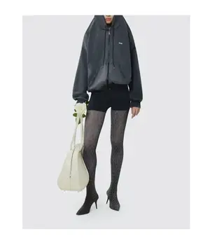 AVAVAV Logo Embroidered Zip-up Hoodie