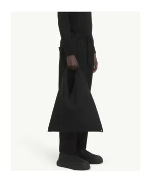 MAISON MARGIELA Mid-rise Drawstring Trousers - Black