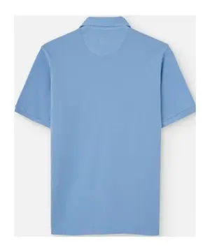 Fedeli Short-sleeved Buttoned Polo Shirt - Blue