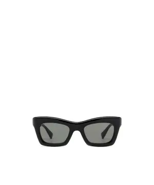 Gucci Rectangular Logo Sunglasses - Black