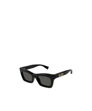 Gucci Rectangular Frame Sunglasses - Black
