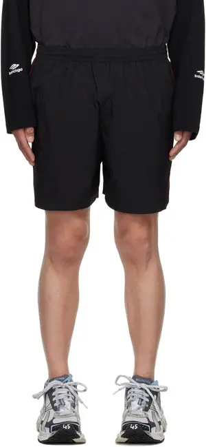 Balenciaga Logo Embroidered Tracksuit Shorts