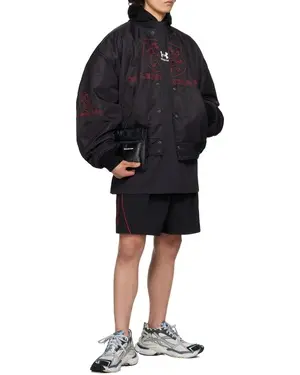 Balenciaga Logo Embroidered Tracksuit Shorts