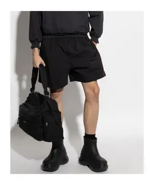 Balenciaga Logo Embroidered Tracksuit Shorts