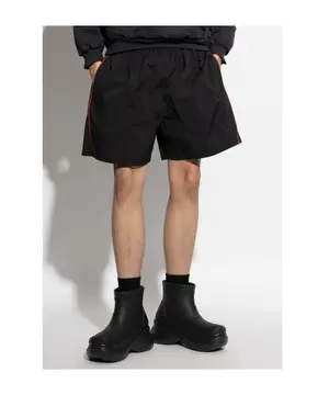 Balenciaga Logo Embroidered Tracksuit Shorts