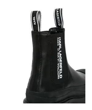 Karl Lagerfeld Paneled Chelsea Boots