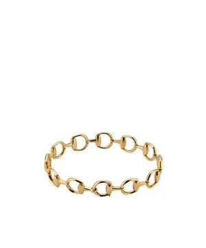 Gucci Horsebit 18k Gold Bracelet