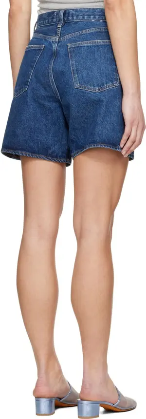 AGOLDE Denim Shorts With Belt Loops