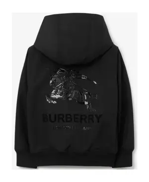 Burberry Logo-print Jersey Hoodie