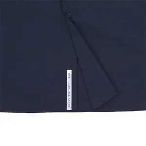 Nanamica Short-sleeved Lapel Shirt - Deep Navy Blue