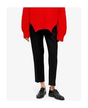 JIL SANDER Tailored Straight Leg Trousers - Black