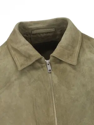 Prada Suede Zip-up Jacket