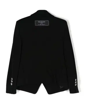 Balmain Star Embellished Double Breasted Blazer