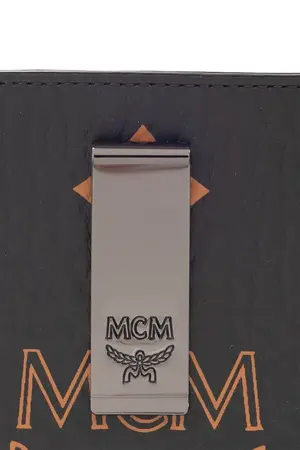 Mcm Logo Card Holder - Black