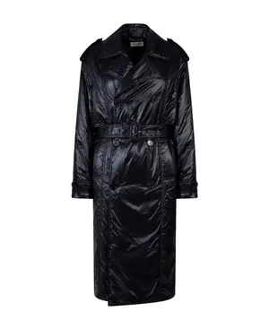 Saint Laurent Belted Double-breasted Coat